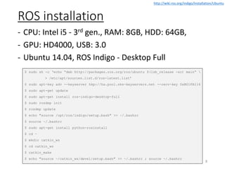 My ROS Experience | PPT | Free Download