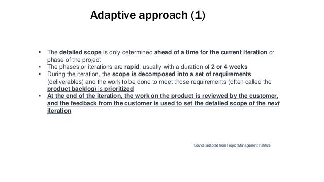 20160512 predictive and adaptive approach