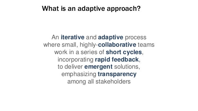 20160512 predictive and adaptive approach