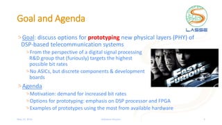 Embedded Electronics for Telecom DSP | PPT