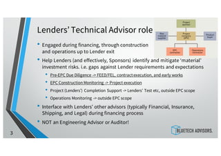 Beyond Engineering: EPC Lessons learnt from a Lenders' Technical and Environmental Advisor | PDF