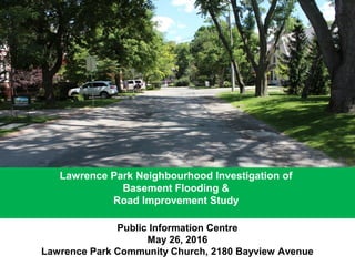 Lawrence Park PIC 3 slides | PPT