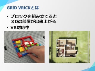 GRID VRICK VRインタラクティブコンテンツ開発の話(160527) | PDF