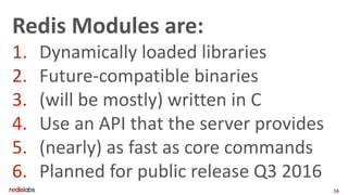 Leveraging Probabilistic Data Structures for Real Time Analytics with Redis Modules | PPT