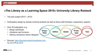Using Design Thinking to create Library Spaces | PDF