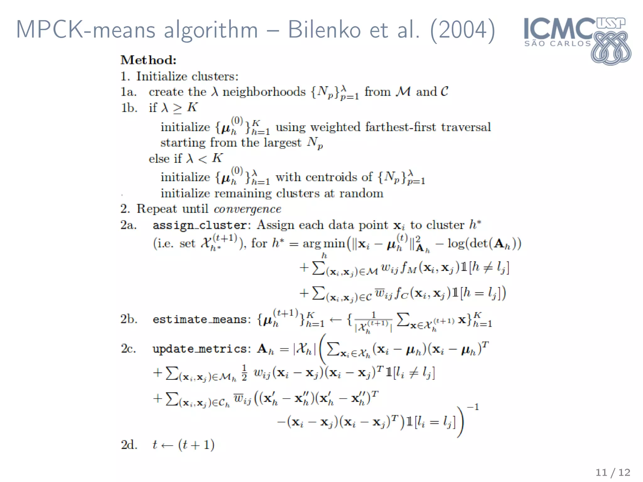 An Introduction to Metric Learning for Clustering | PDF | Computing | Technology & Computing