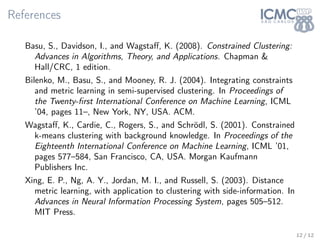 An Introduction to Metric Learning for Clustering | PDF | Computing | Technology & Computing