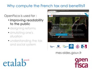 Opening up the French tax software | PPT