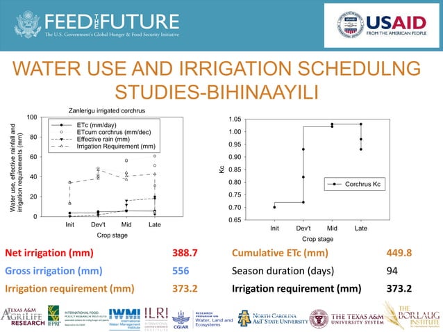 Field level pilot interventions in small-scale irrigation and ...