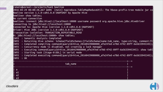 Hue architecture in the Hadoop ecosystem and SQL Editor | PPT Hue architecture in the Hadoop ecosystem and SQL Editor | PPT
