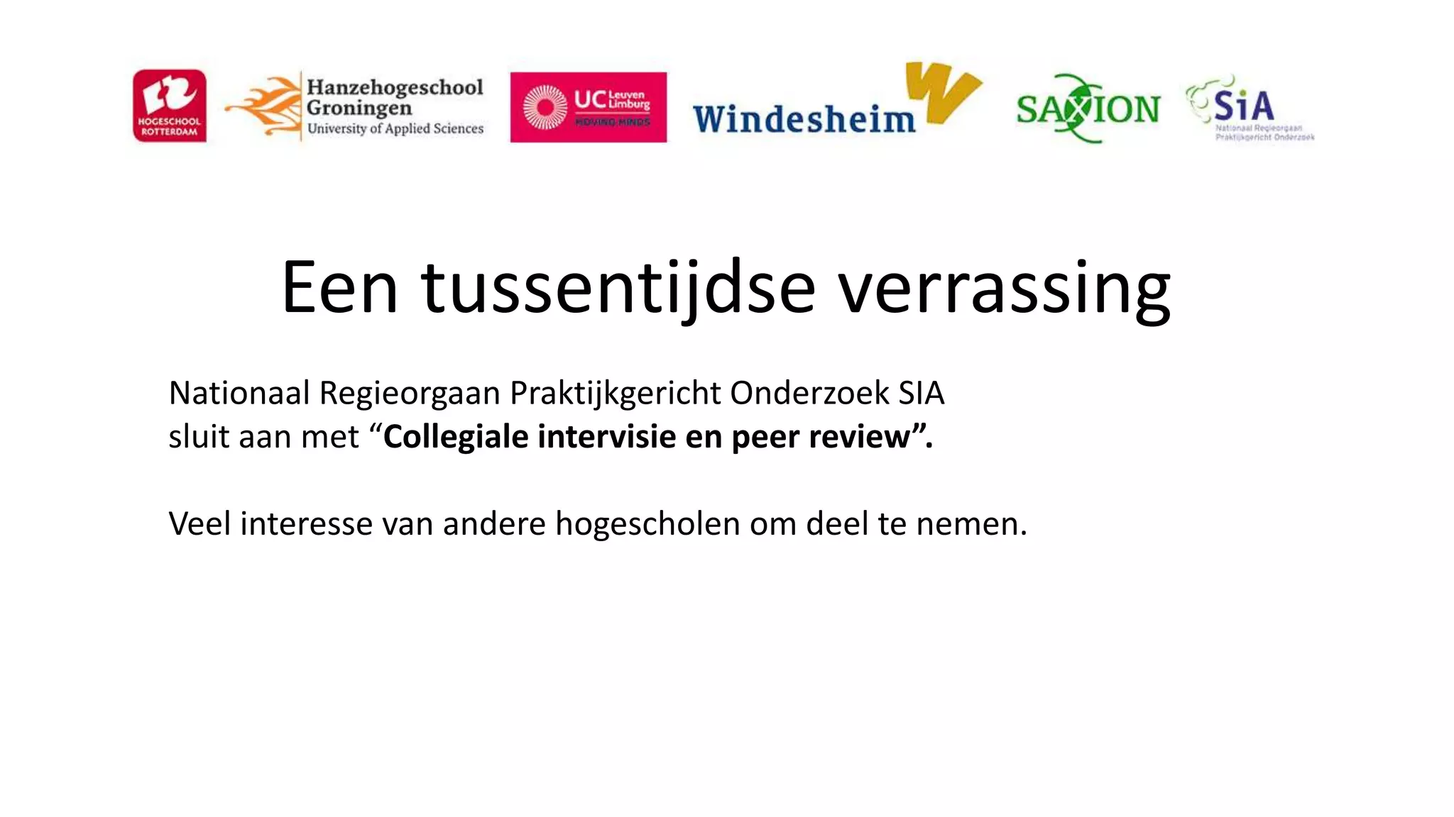 Bouwstenen leergang voor praktijkgericht onderzoek | PPTX