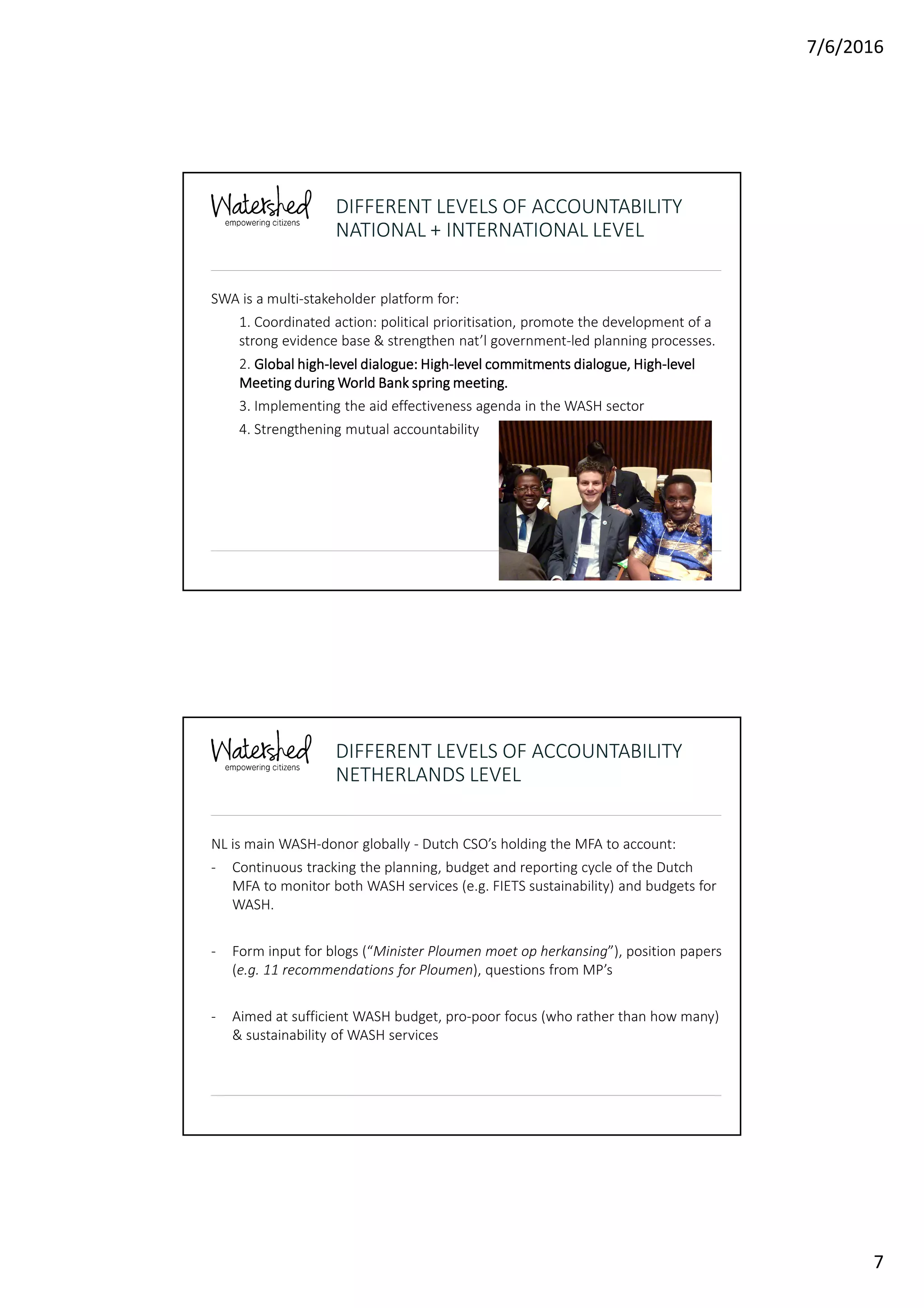 Accountability : an advocacy perspective | PDF