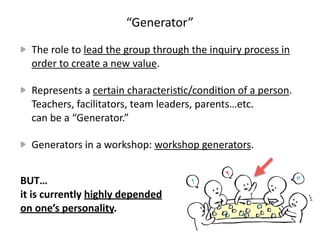 Workshop Generator Patterns (COINs16) by Yuma Akado | PPT