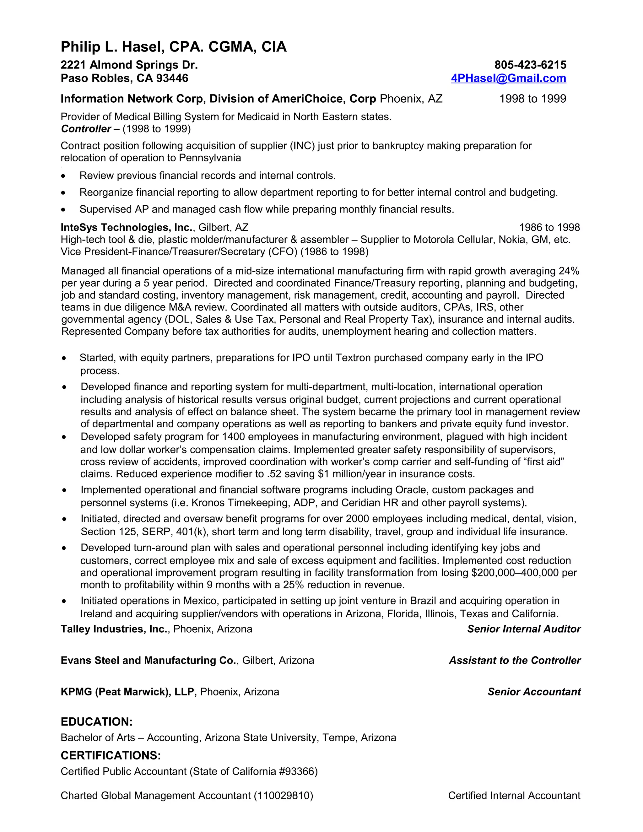 2016 06 hasel resume | PDF