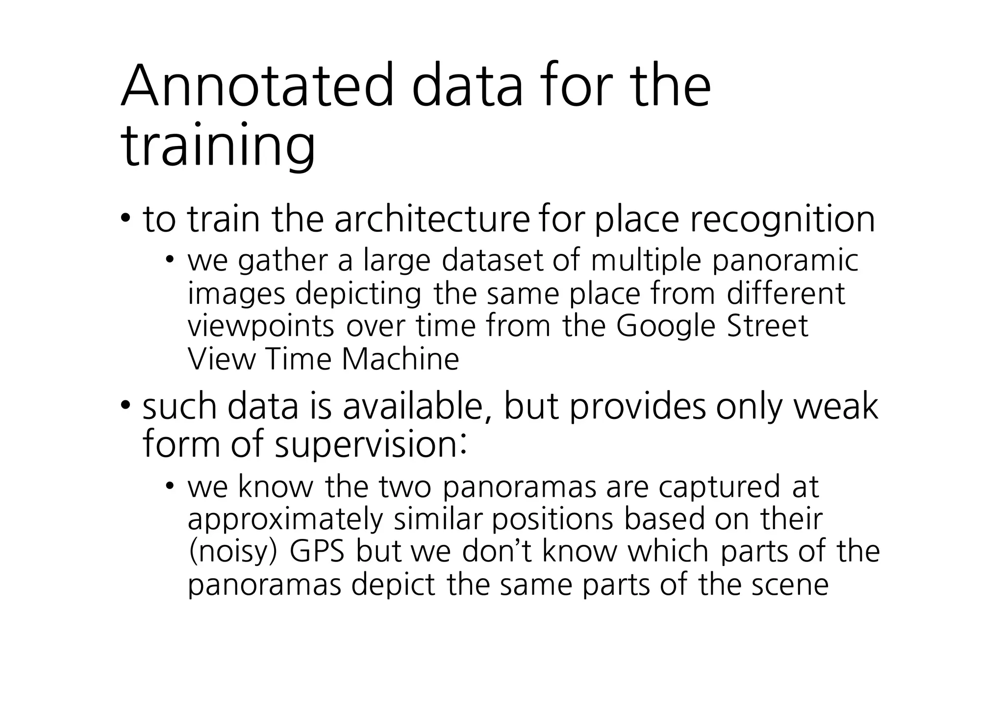 Netvlad Cnn Architecture For Weakly Supervised Place Recognition Ppt