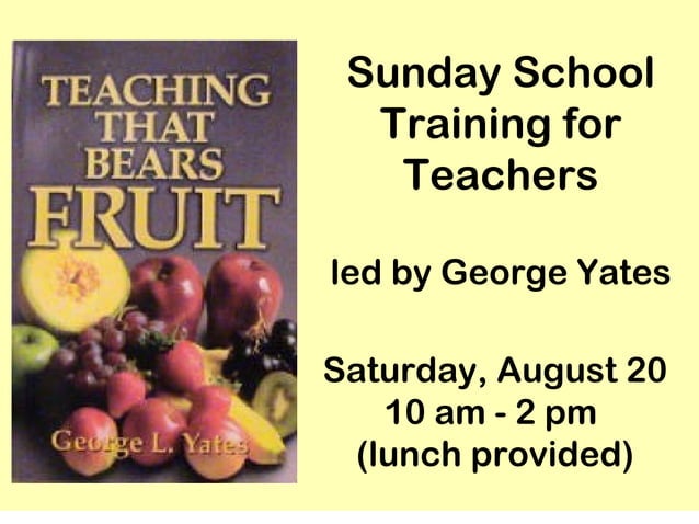 RHBC Announcements 07/03/16 | PPT