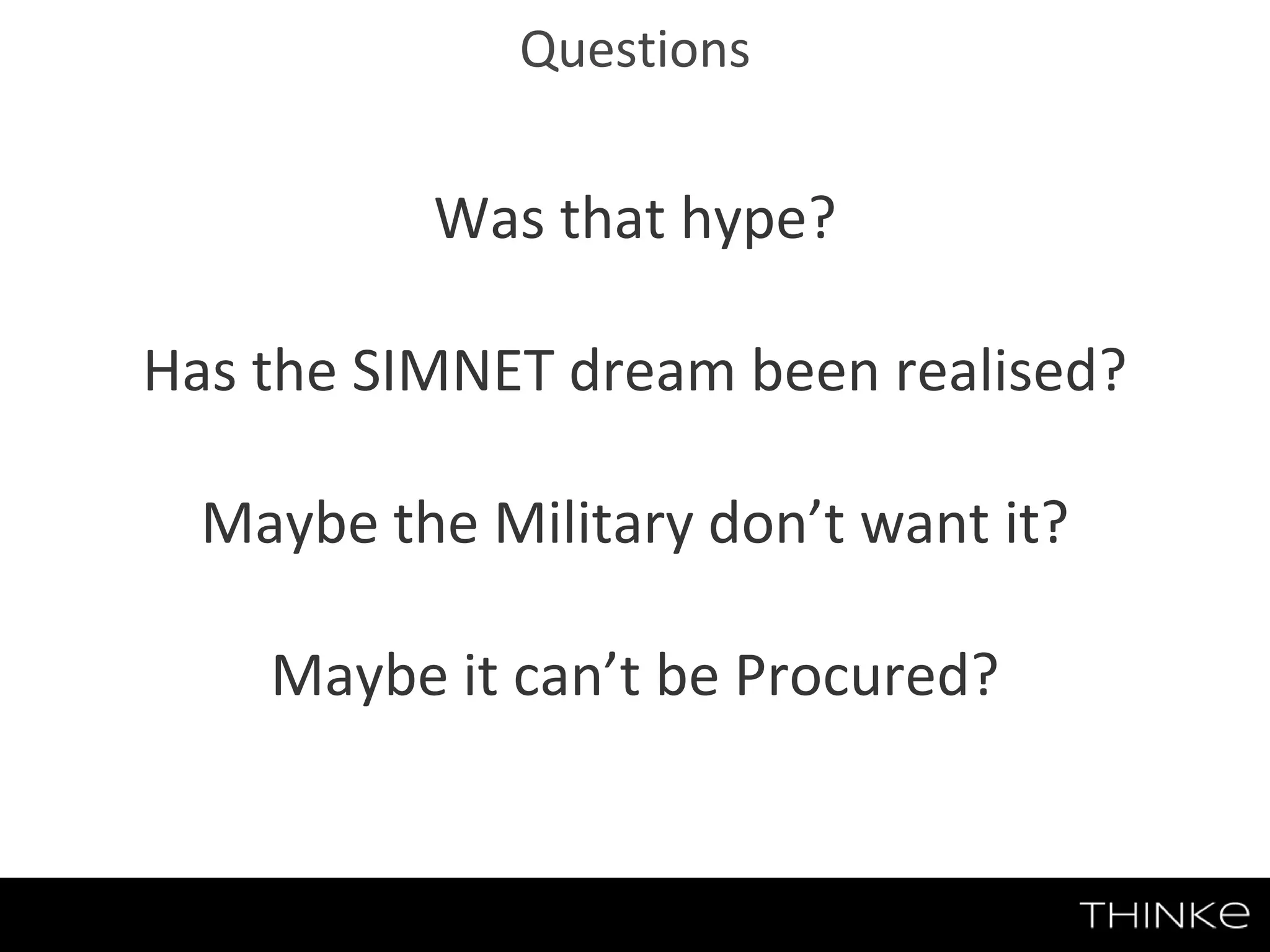 Simulation - Transformation or Hype? | PPT