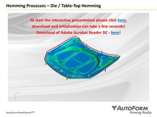 AutoForm-HemPlanner^plus R7 in Hemming Simulation | PDF