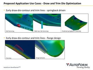 AutoForm-HemPlanner^plus R7 in Hemming Simulation | PDF