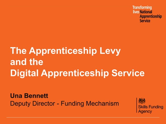 The Apprenticeship Levy and the Digital Apprenticeship Service | PPT