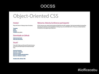 OOCSS and SMACSS Case Study | PPT