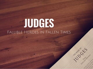 RHBC 253: Jephthah - The Outcast Who Overcame | PPT | Judaism ...