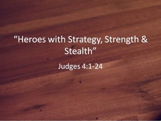 RHBC 253: Jephthah - The Outcast Who Overcame | PPT | Judaism ...