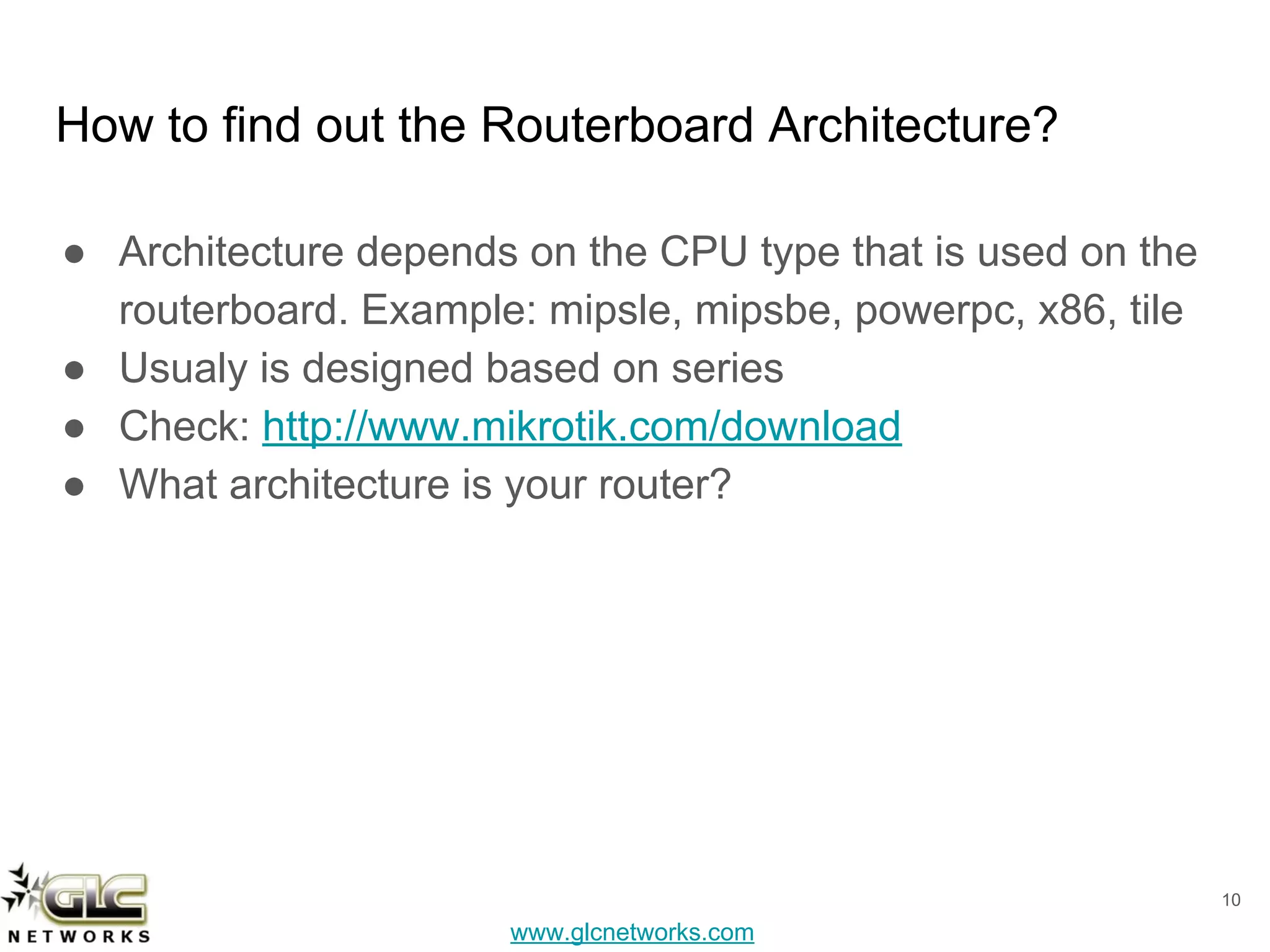 GLC webinar: limiting bandwidth using mikrotik | PDF | Computer Networking | Computing