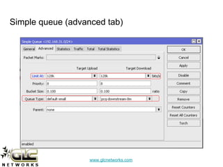 GLC webinar: limiting bandwidth using mikrotik | PDF