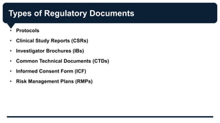 Different Types of Regulatory Documents | PPTX