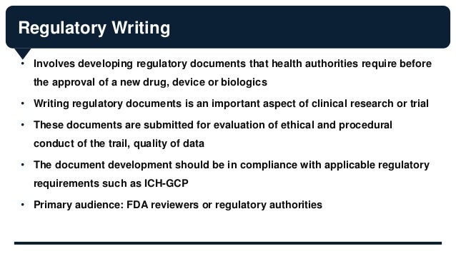 Different Types of Regulatory Documents