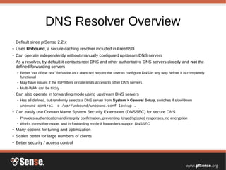 Providing Local DNS with pfSense - pfSense Hangout August 2016 | PDF