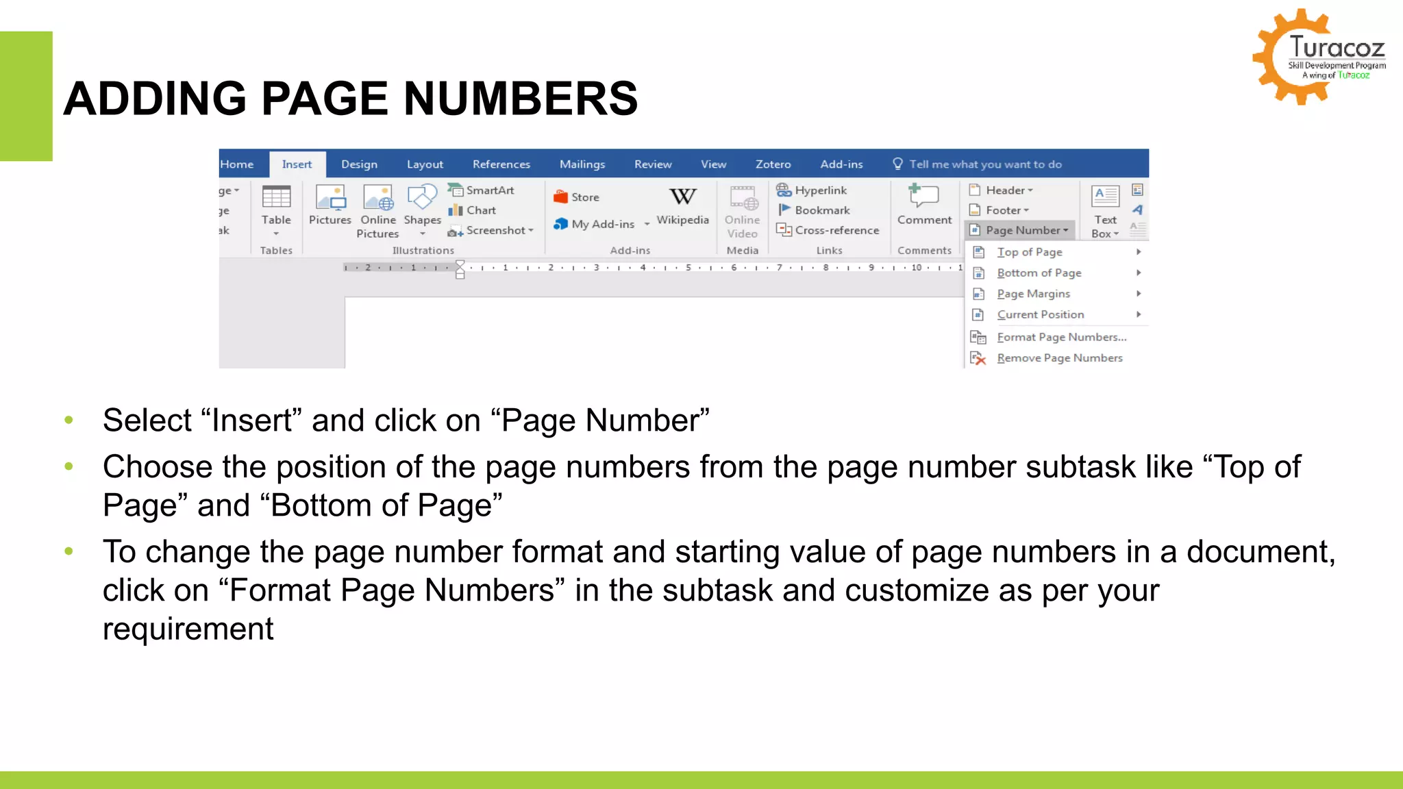 Page Formatting | PPTX