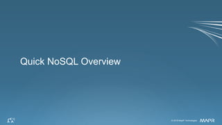 NoSQL Application Development with JSON and MapR-DB | PPT