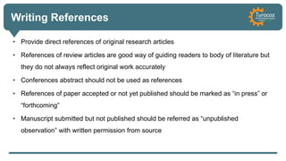 Writing and Publishing Manuscript: Steps To Follow | PPTX