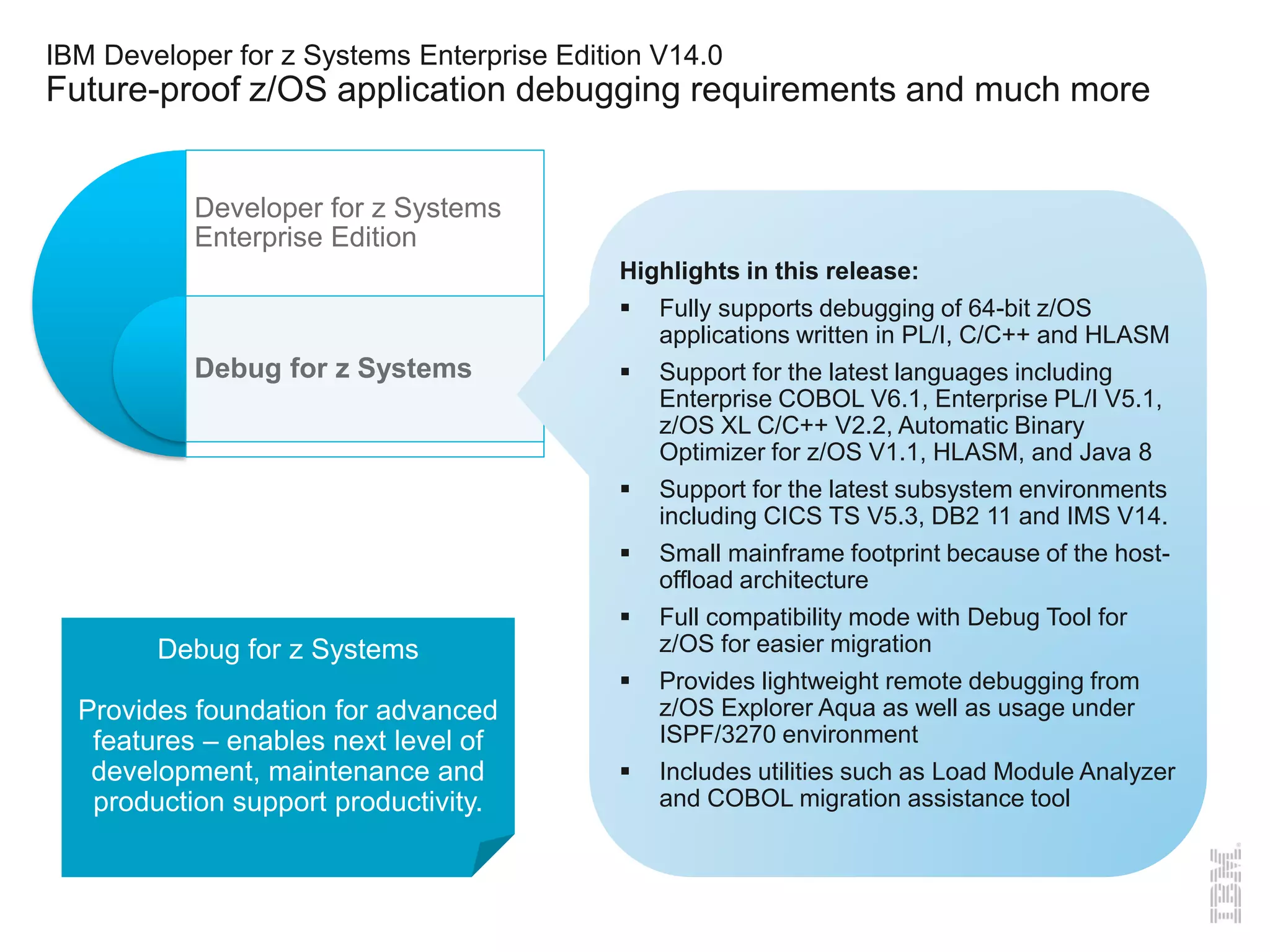 IBM Application Delivery Foundation for z Systems | PPT
