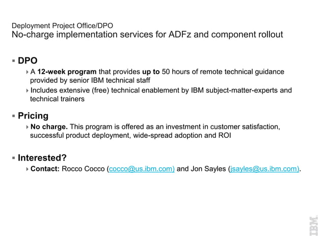 IBM Application Delivery Foundation for z Systems | PPT