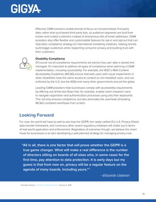 Managing Consumer Data Privacy | PDF