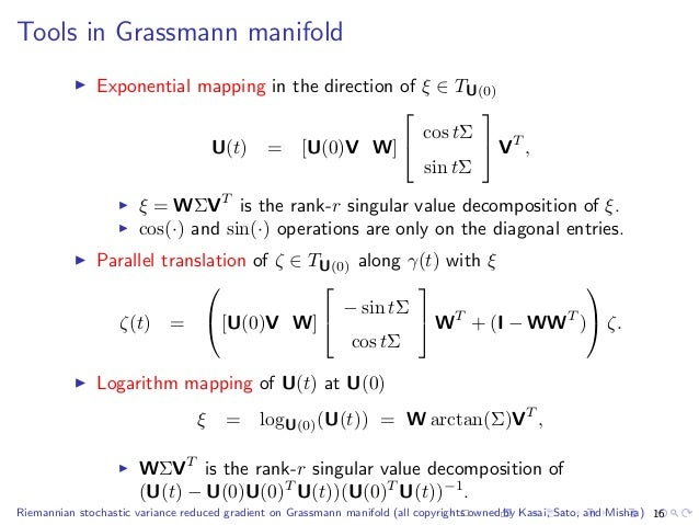 Riemannian Stochastic Variance Reduced Gradient On Grassmann Manifold…