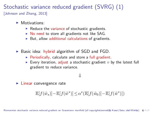 Riemannian Stochastic Variance Reduced Gradient On Grassmann Manifold…
