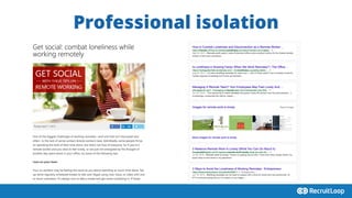 Building Culture In Remote Teams | PDF