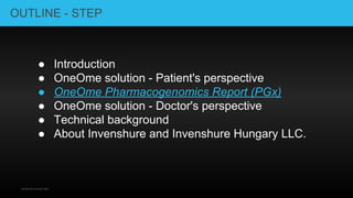 Making PrescriptionsPpersonal - Pharmacogenomics reports - Software in ...