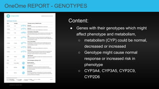 Making PrescriptionsPpersonal - Pharmacogenomics reports - Software in ...