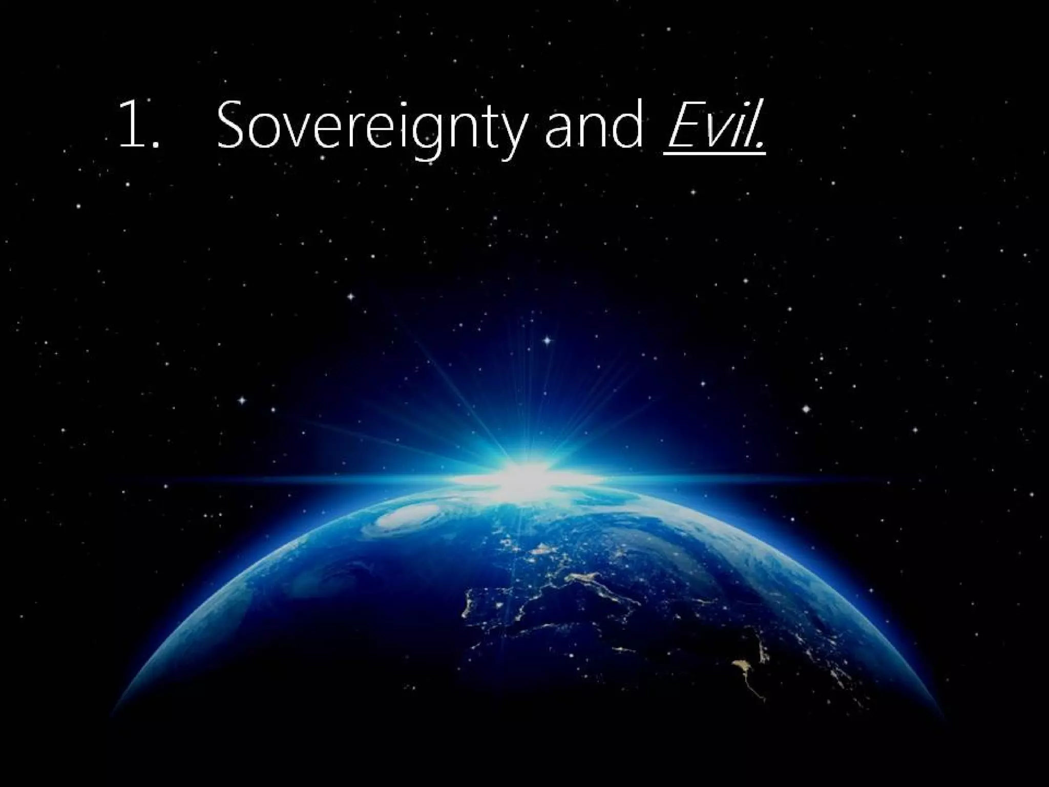 RHBC 260: The Sovereignty of God | PPT