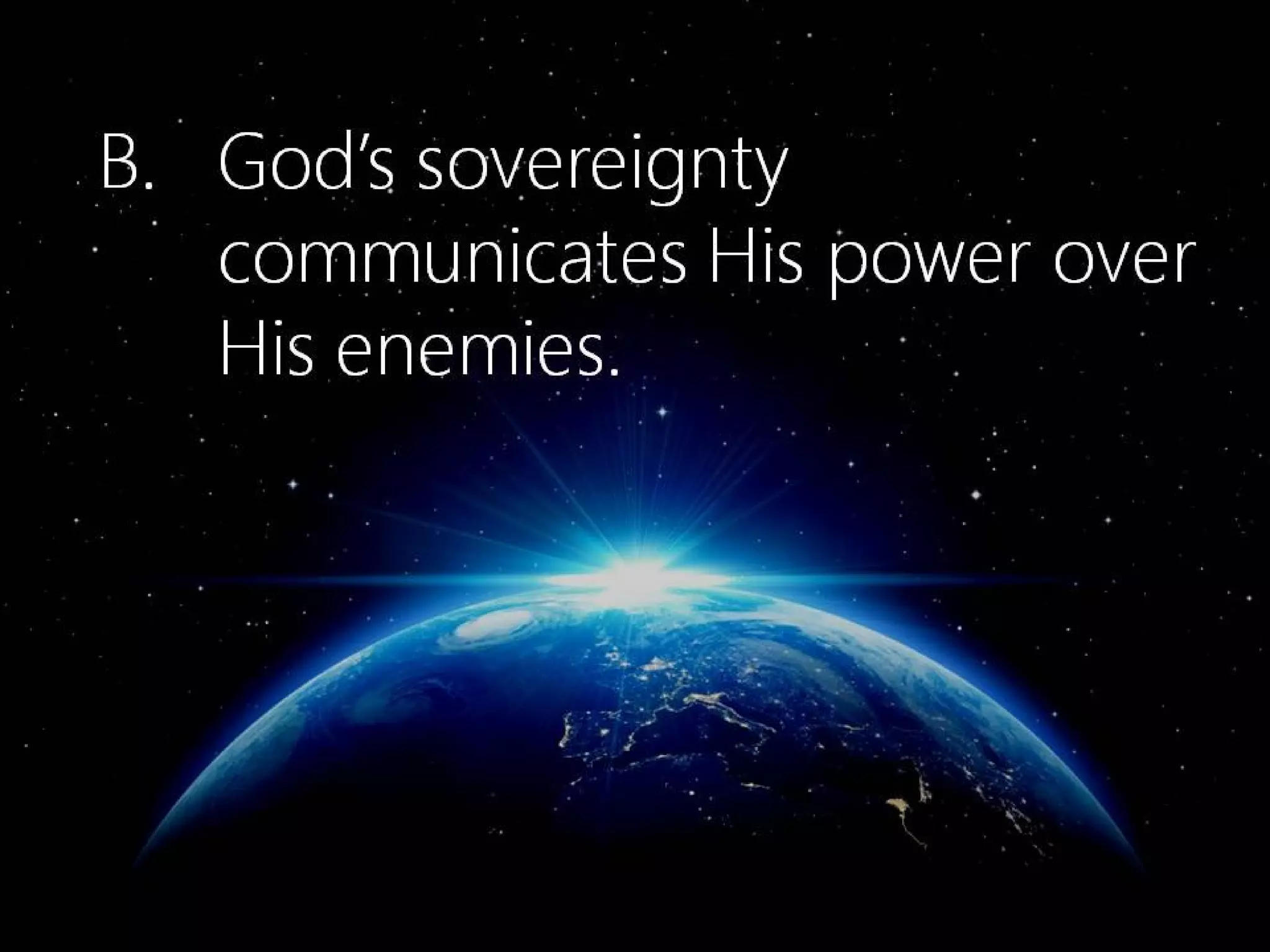 RHBC 260: The Sovereignty of God | PPT