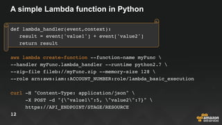 Building a Serverless Pipeline | PDF