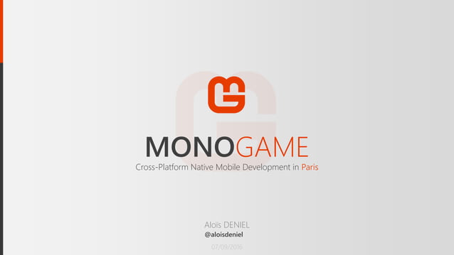 Monogame Introduction Eng Ppt 3578