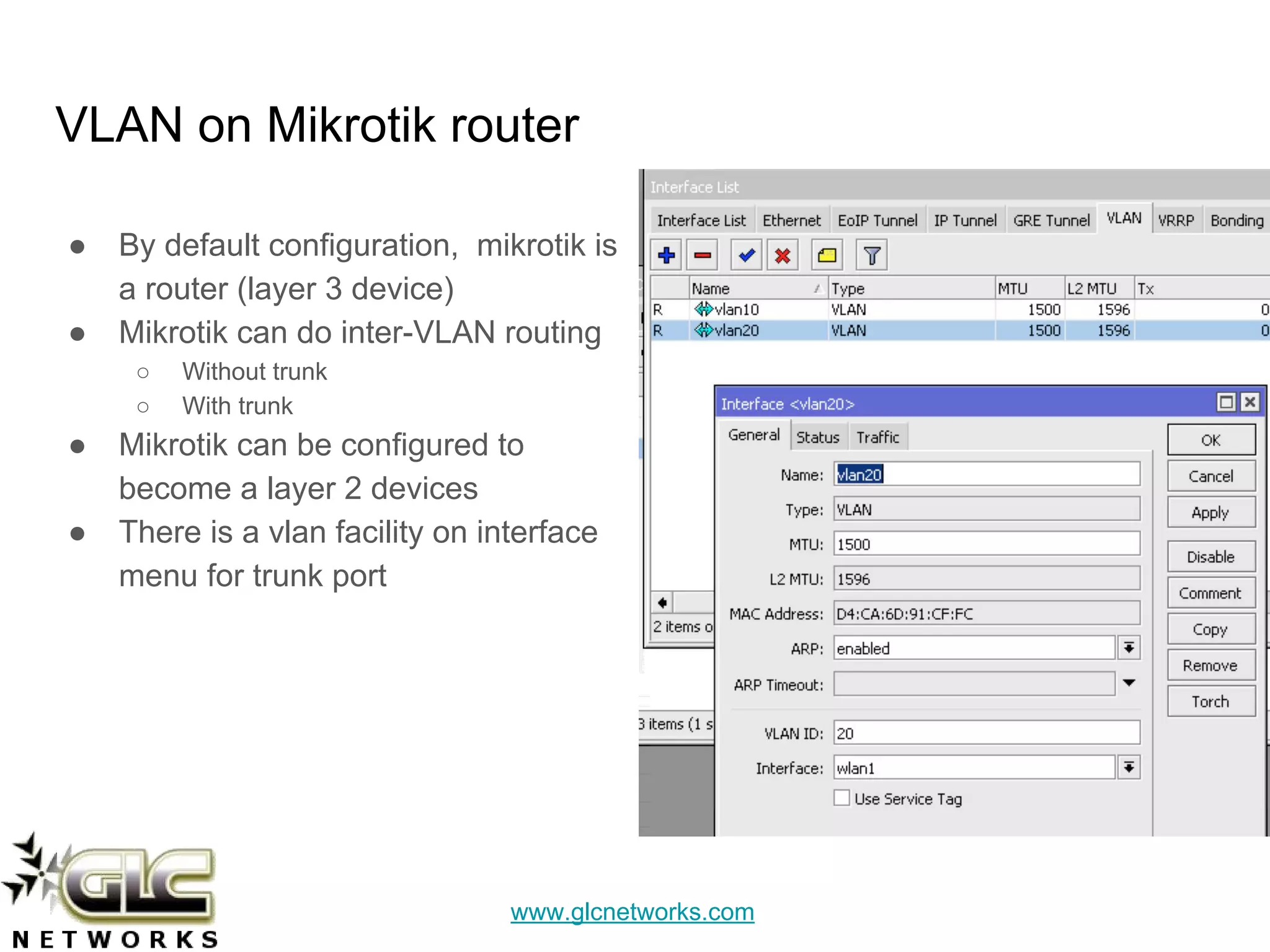VLAN on mikrotik | PDF