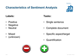 Sentiment Analysis - State of the Art in Research and Industry - SDS 2016 | PDF | Computer ...