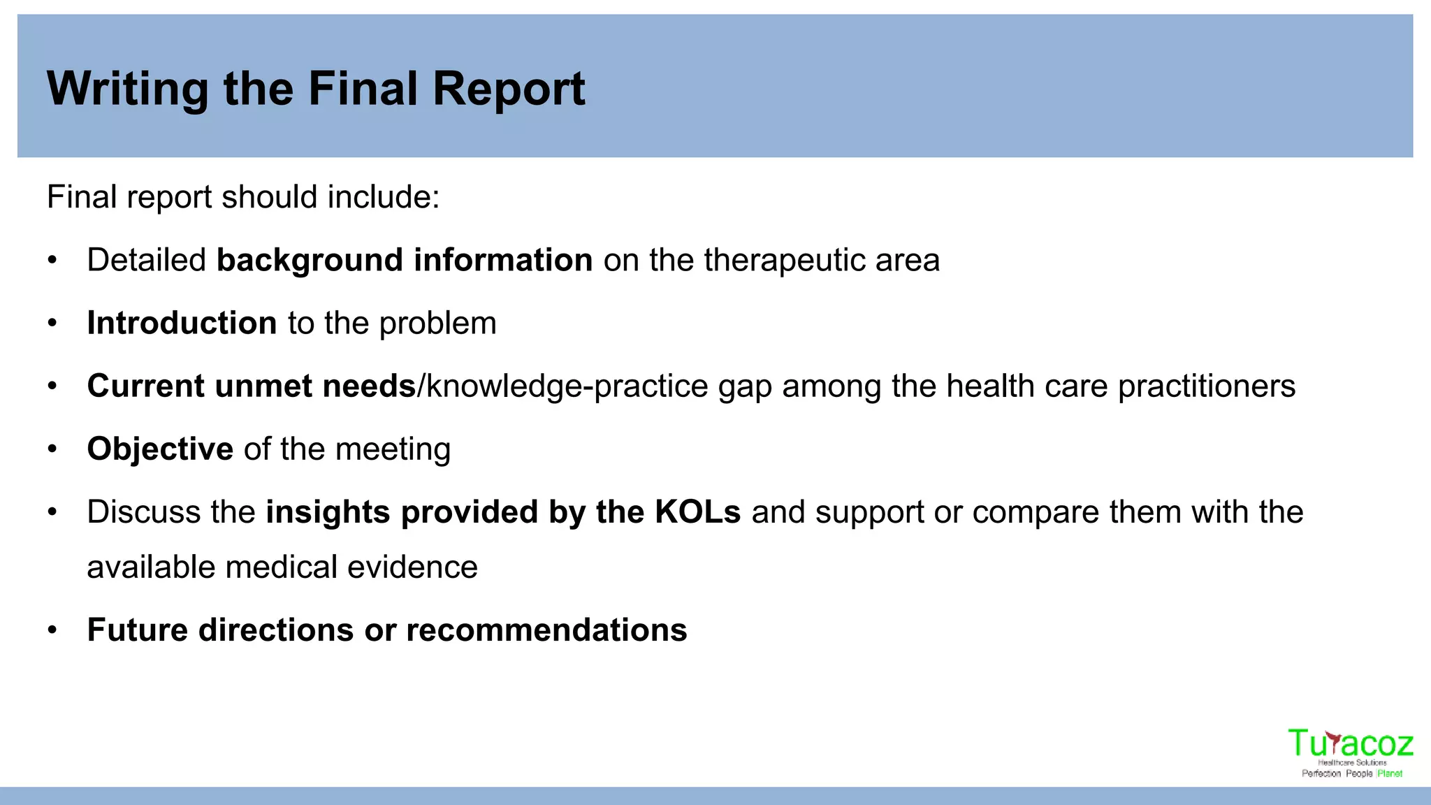 Medical Advisory Board Meetings and Medical Writing | PPTX